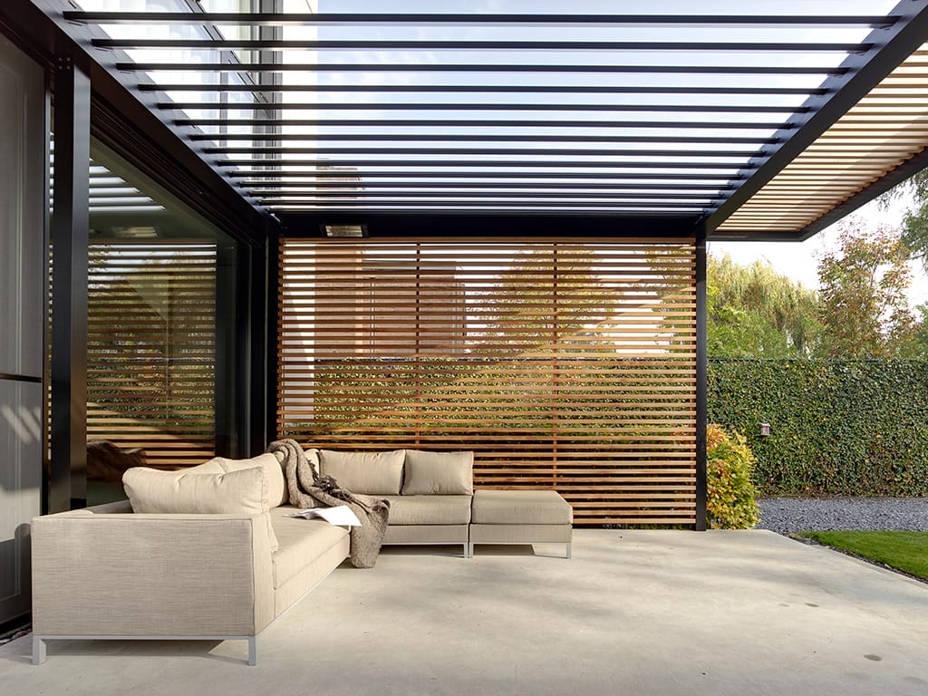 Harol showroom voor terrasoverkappingen en raamdecoratie